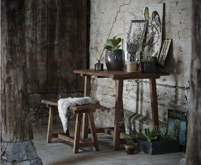 Ławka tekowa Lucas Loom Living Sika